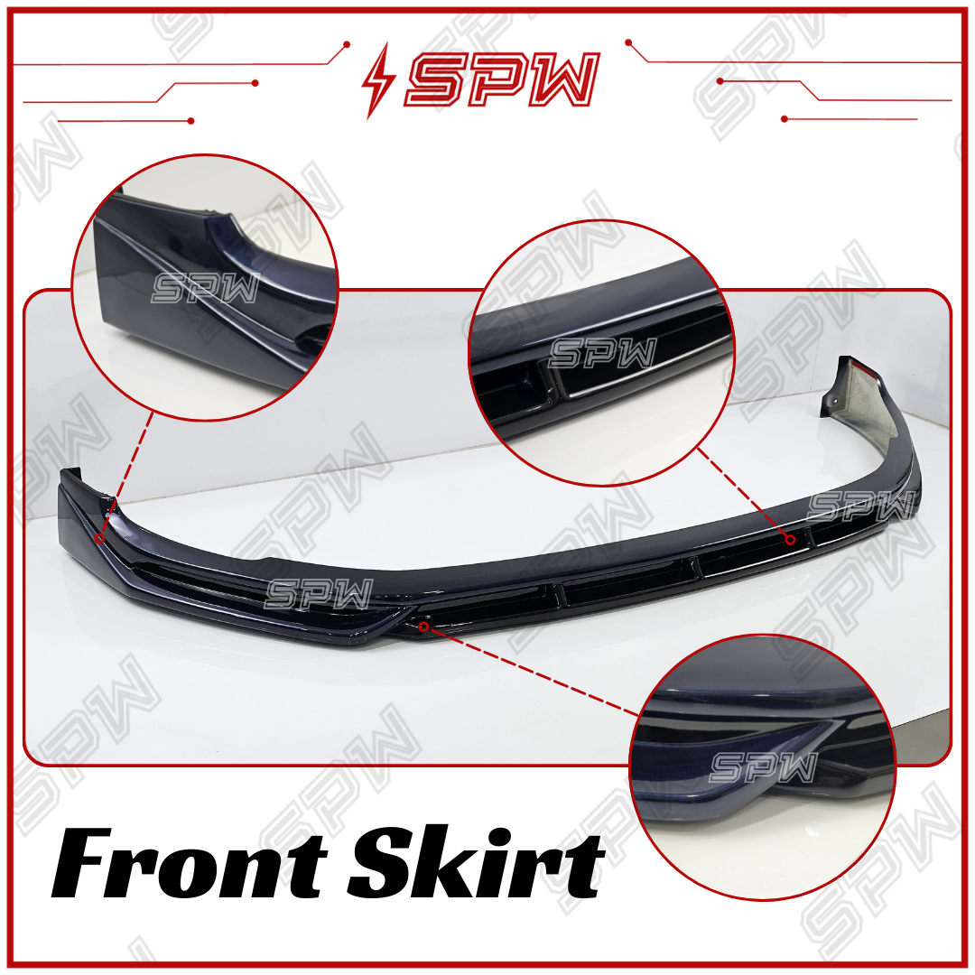 Proton S70 (2023-2025) V2 Bodykit PU Front Lip Side Skirt Rear Diffuser ...