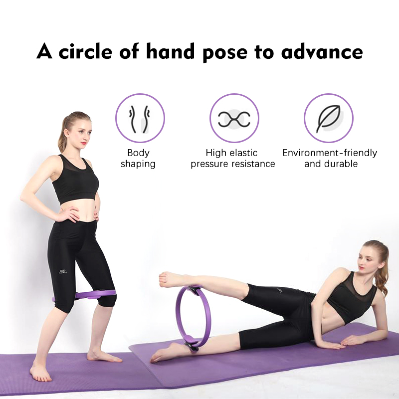 Pilates Ring Full Body Exercise Equipment Yoga Wheel Yoga Circle Yoga ...