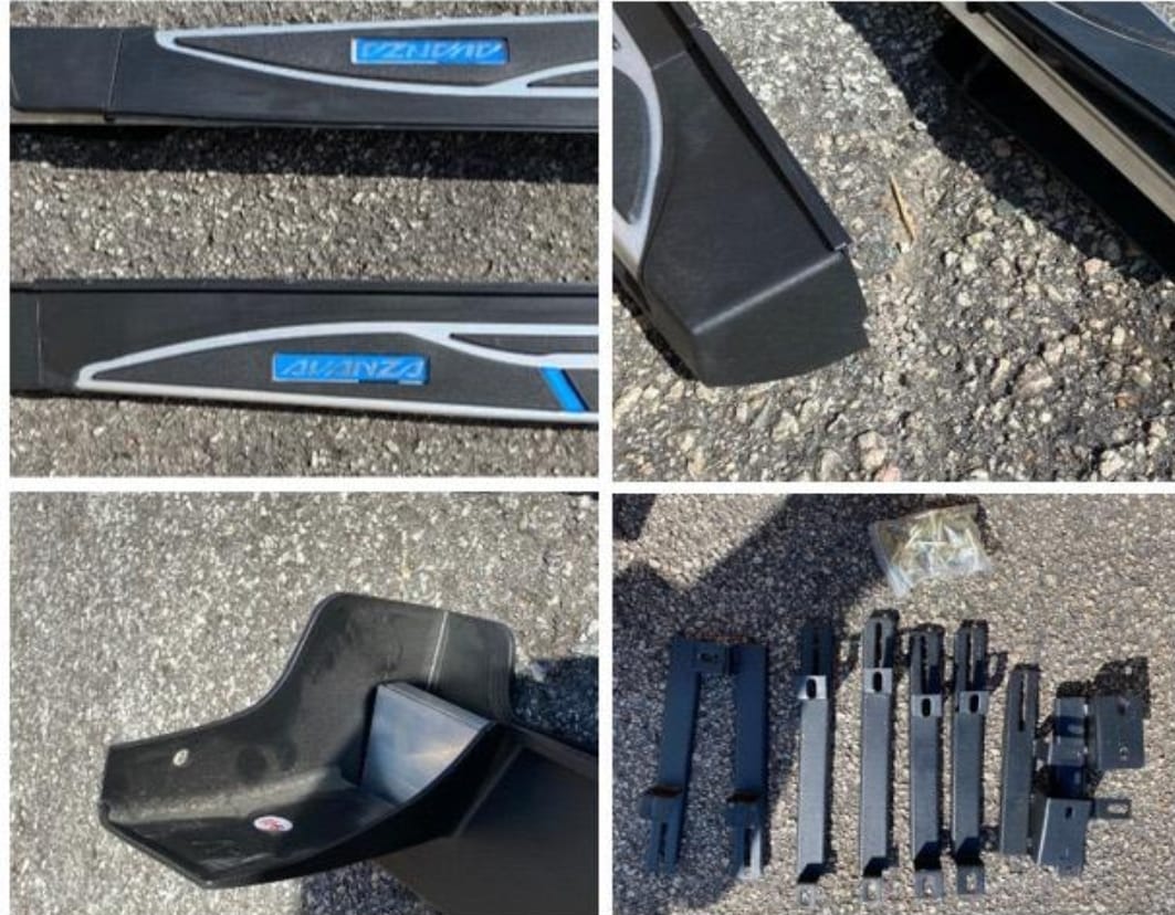 TOYOTA AVANZA 2012~2018 OEM 4S WITH SKIRT SIDE STEP PEDAL RUNNING BOARD ...