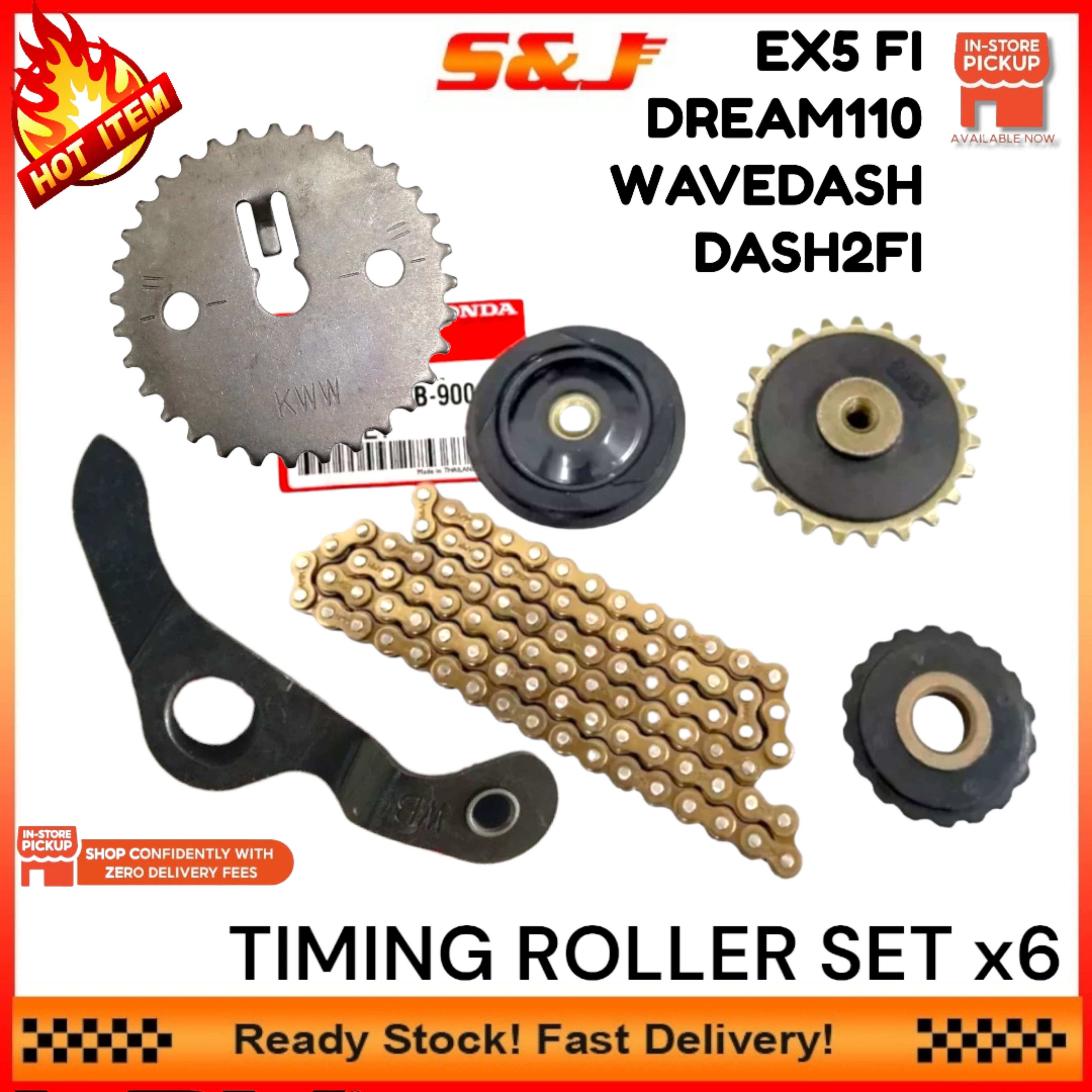 X6 EX5FI DREAM110 FI DASH2 DASH110 WAVEDASH TIMING ROLLER SET TIMING ...