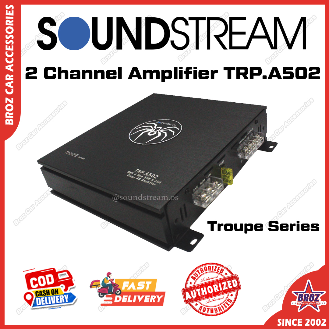 100% Original SOUNDSTREAM Troupe Series 2 / 4 Channel Amplifier Class A ...
