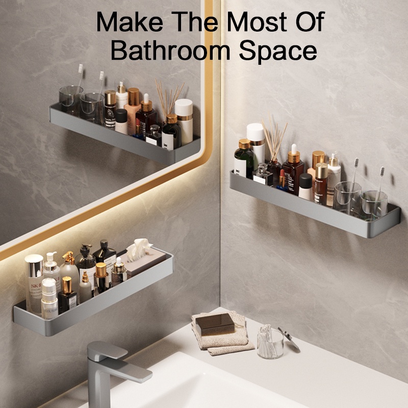 Bathroom Rack Toilet Rack Bathroom Shelf Rack Wall Mounted Shelf Wall ...
