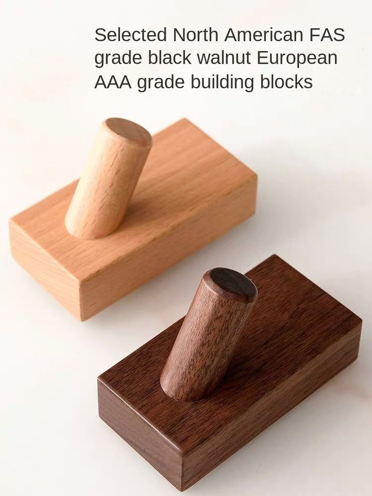 Nordic Solid Wood Hook Creative Hallway Wall Wall-Mounted Coat Hook ...