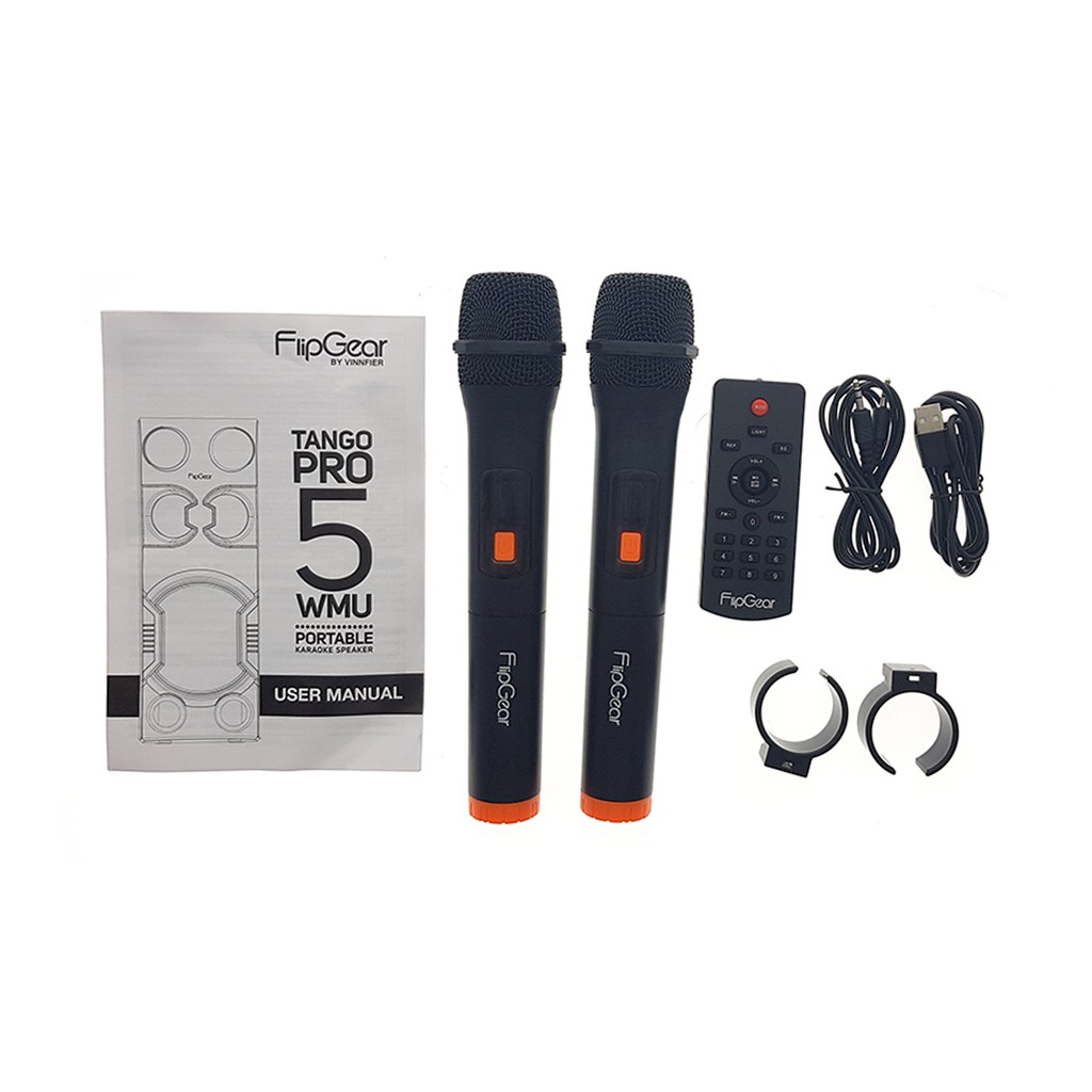 Vinnfier VF Tango Pro 5 WMB 2023 Version Portable Karaoke Bluetooth Speaker & Free 2 Wireless ...