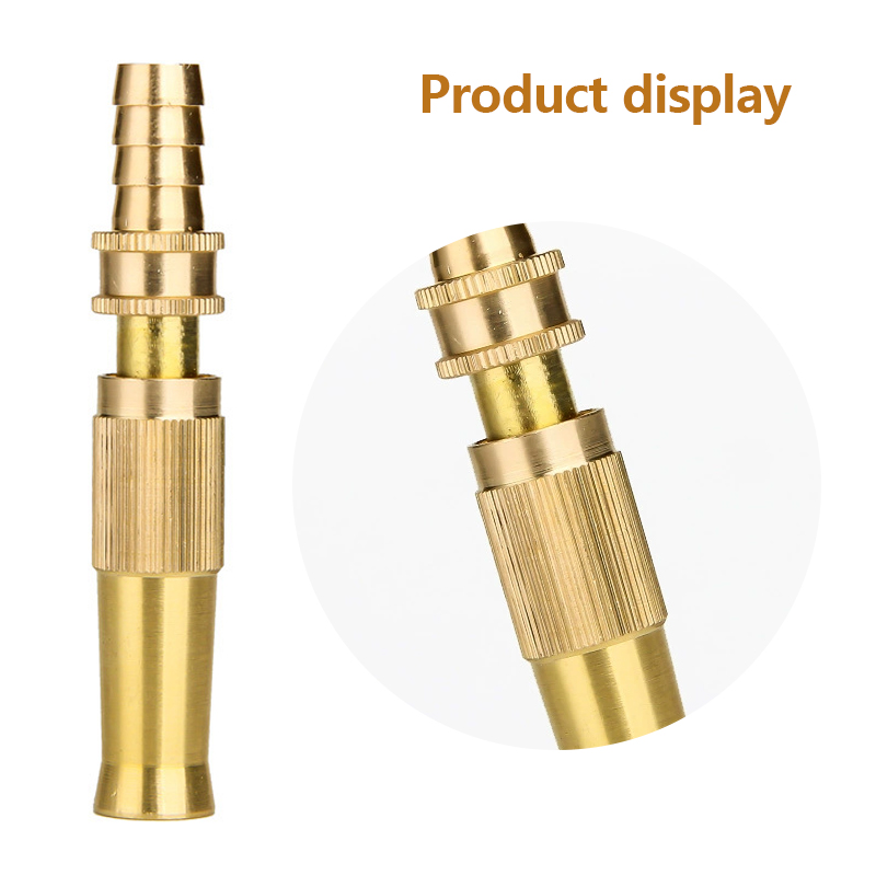 Plug-In Nozzle Brass Hose Nozzle Adjustable Spray Gun Water Gun Car ...