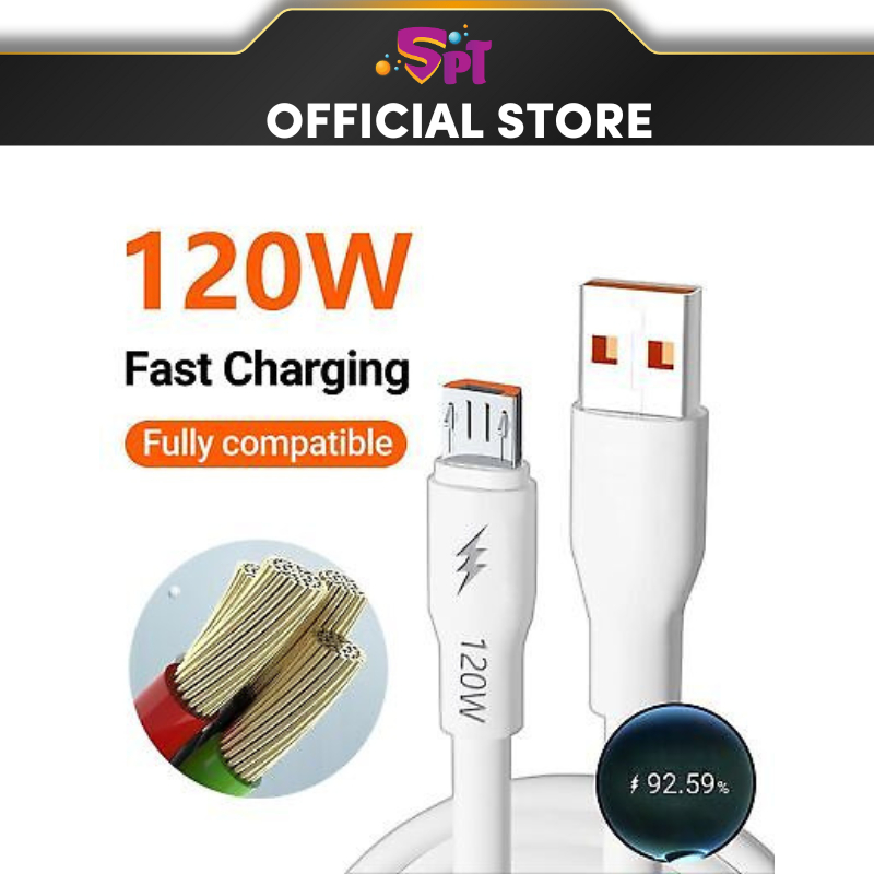 Type-C 6A Super-Fast Charging Cable (120W) | Shopee Malaysia