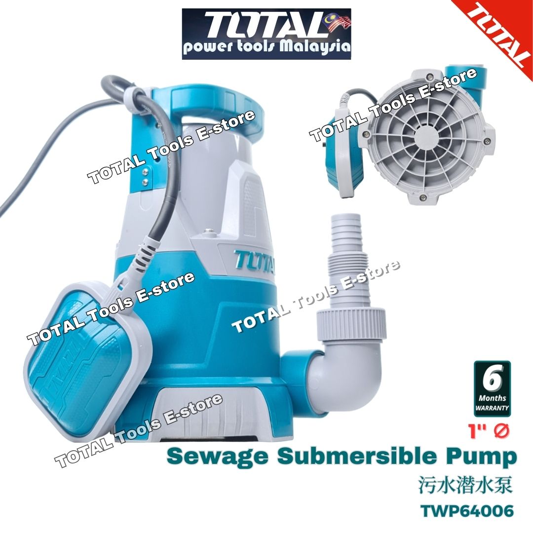 TOTAL 1'' ∅ Submersible pump 400W 污水潜水泵 - TWP64006 | Shopee Malaysia