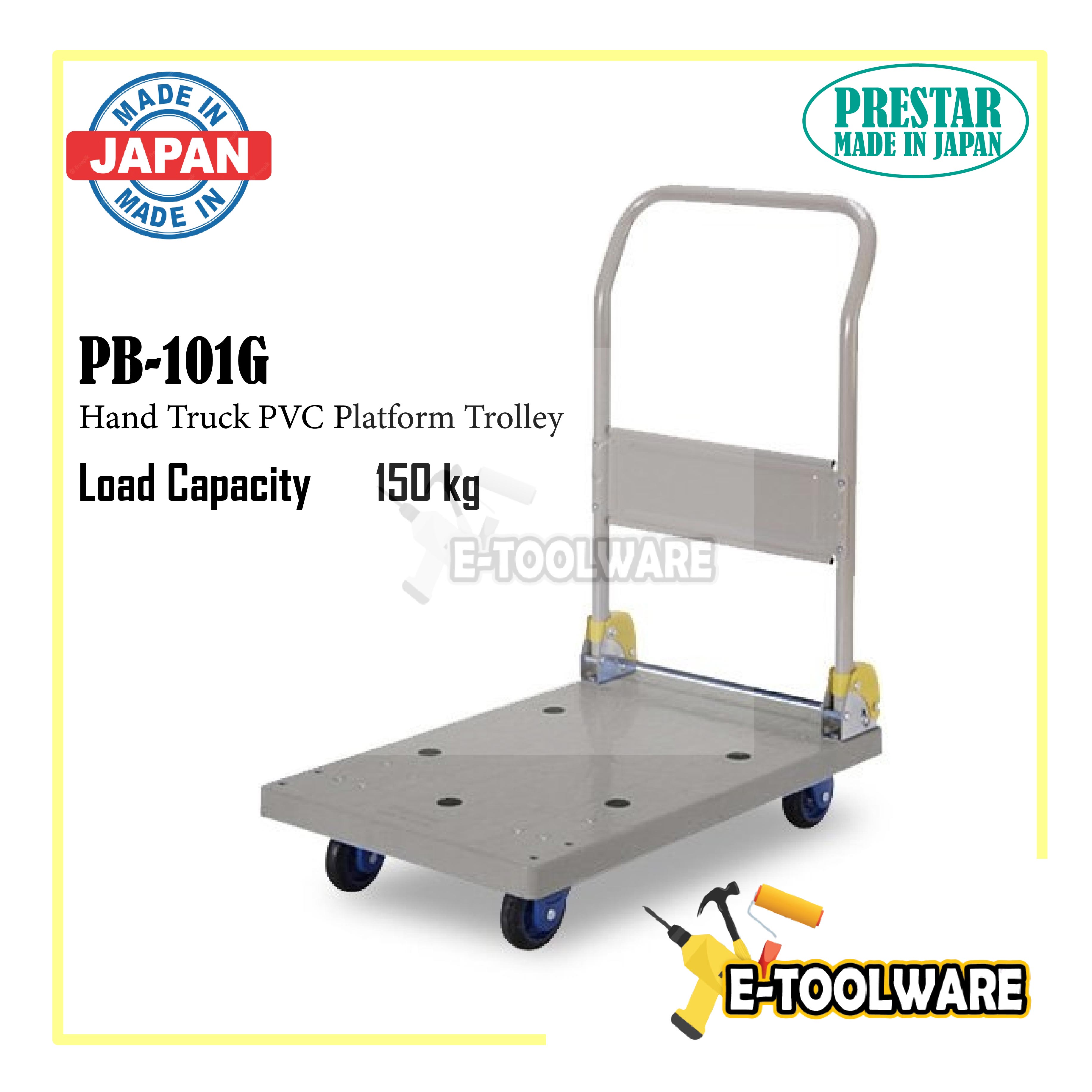 Prestar Hand Truck Fibre Platform Trolley 150kg / 300kg | Shopee Malaysia