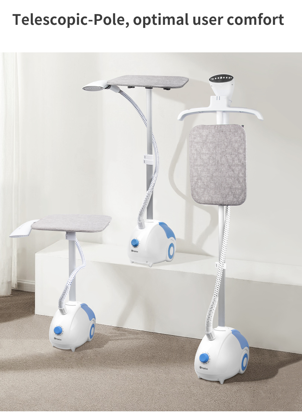 Simplus Iron Steam Garment Steamer 2000W 11-Iron Mode Stainless Steel ...