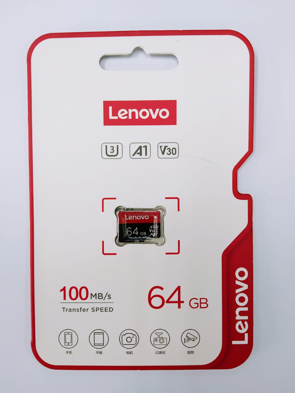LENOVO Memory Card 100 MB/s Transfer Speed 32GB 64GB 128GB 256GB SD ...