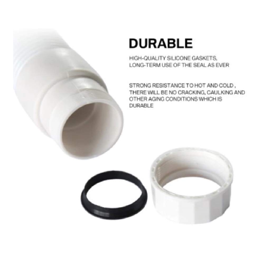 Flexible Hose Waste UPVC Drainage Hose in Sink / Outlet for Plumbing ...