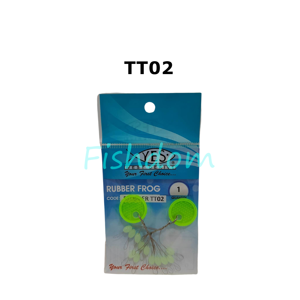 FISHDOM YES STOPPER TT02 TT03 TT04RUBBER FROG LUMINOUS LINE STOPPER FISHING LURE | Shopee Malaysia