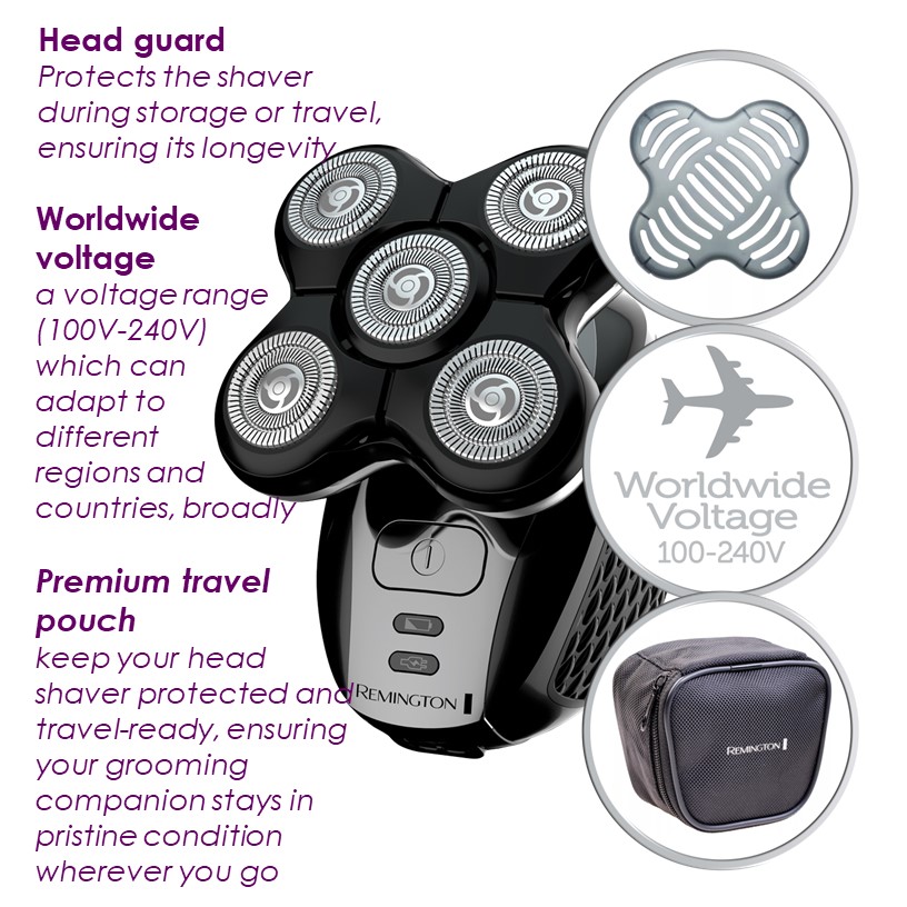 REMINGTON Ultimate Series RX5 Head Shaver XR1500 | Shopee Malaysia