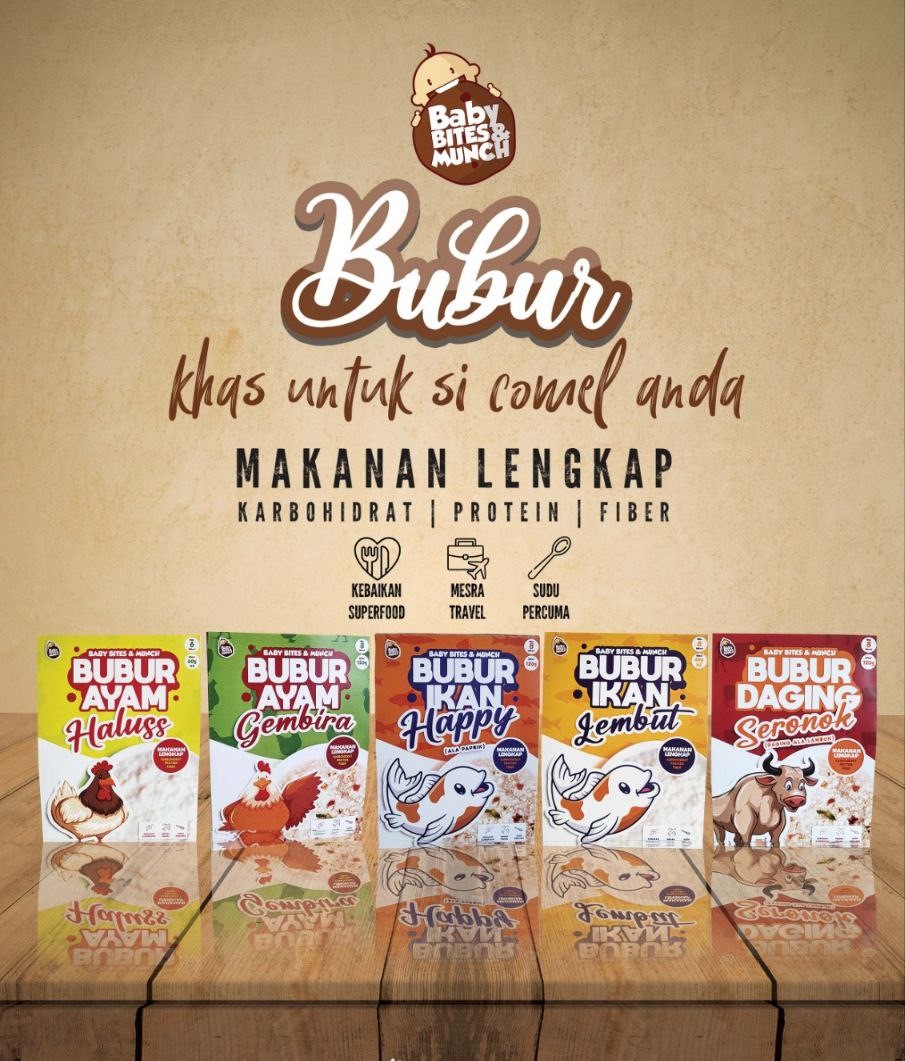 Bubur Baby Ready To Eat Baby Bites and Munch BBM Pyeon Baby Food Travel ...
