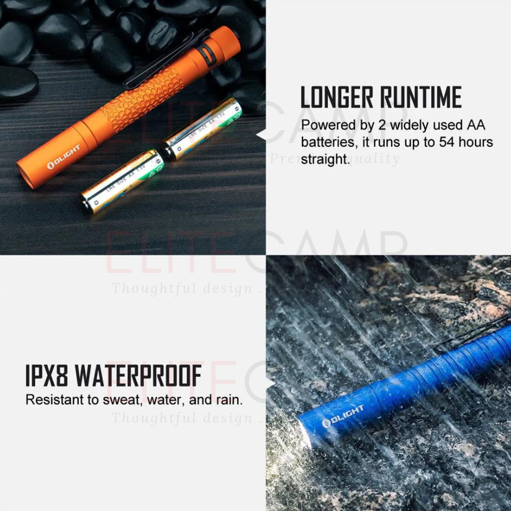 Olight i5T Plus EOS Rechargeable Tail-switch EDC Flashlight Camping ...