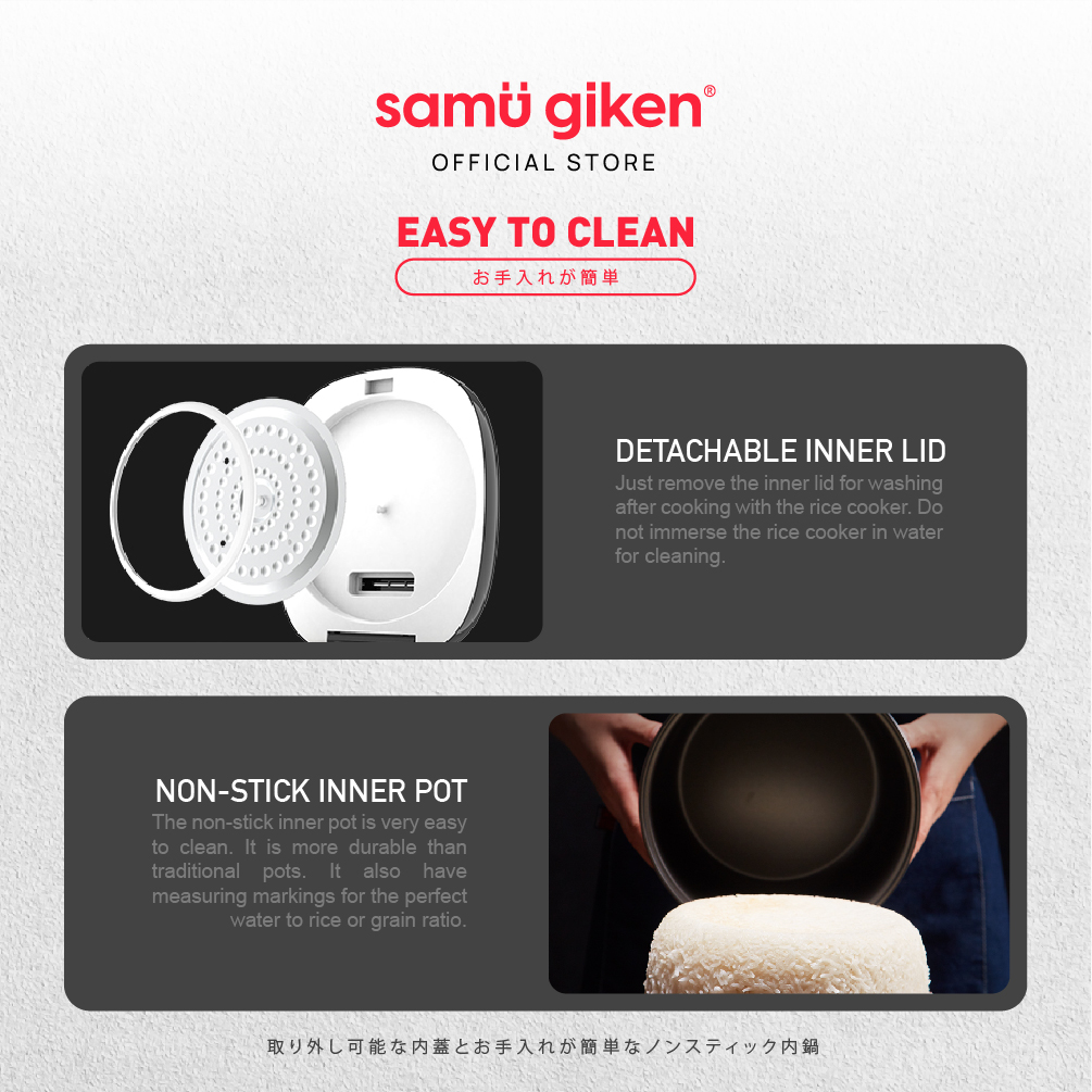 Samu GiKen Digital Rice Cooker (1.2 Litre), Model: RC30 | Shopee Malaysia
