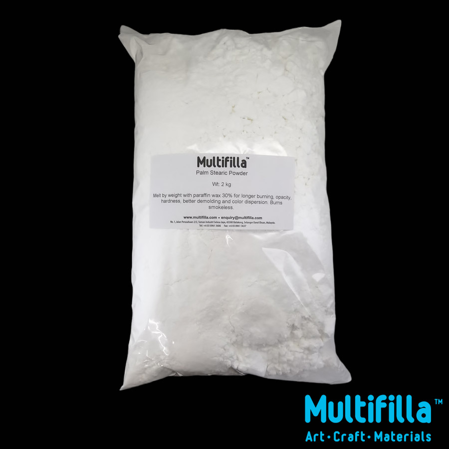 Palm Stearic Powder - 2kg - Palm Stearic Wax For Candle Making | Shopee ...