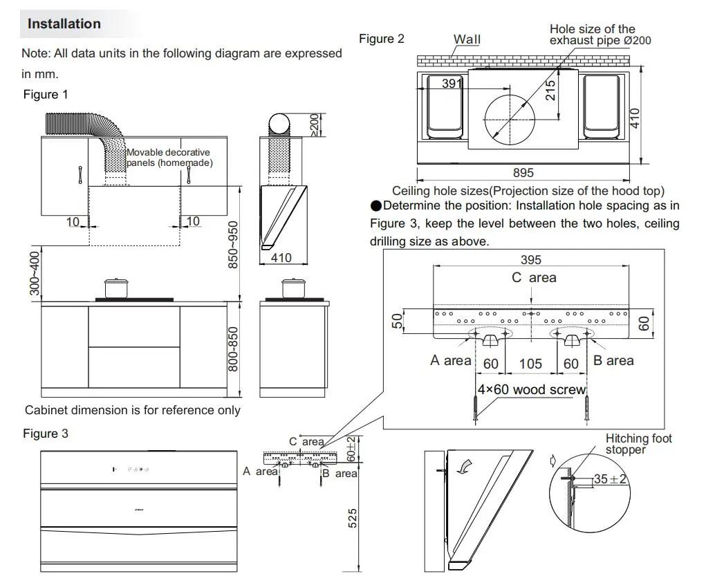 ROBAM Side-Draft Powerful Range Hood A676 | Shopee Malaysia