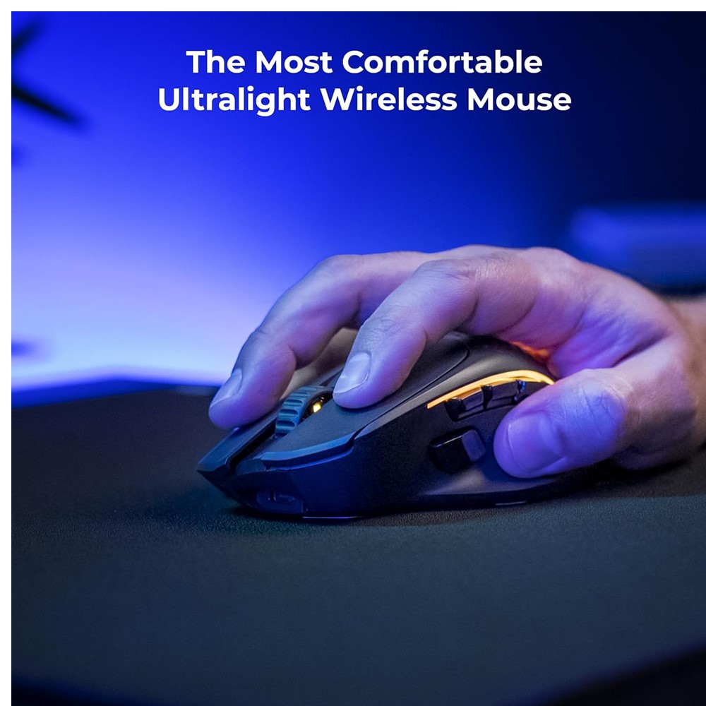 GLORIOUS Model I 2 Wireless Gaming Mouse - 9 Programmable Side Buttons ...