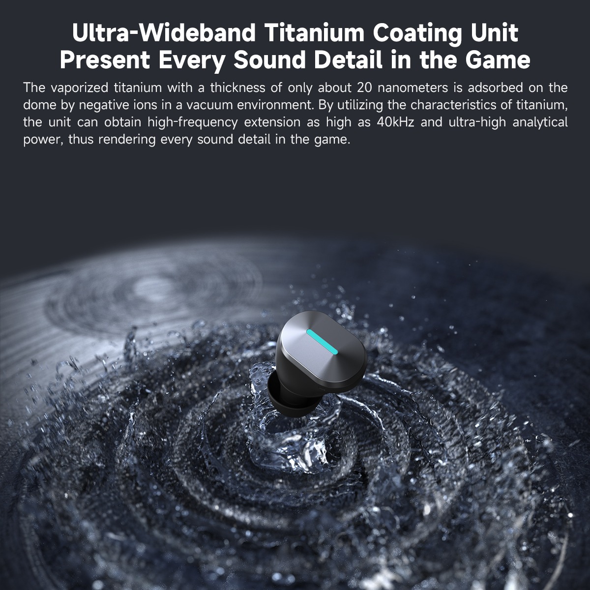 Edifier Hecate GX05 Wireless Earbuds - Hi-Res Audio | 2.4 GHz Dongle | Zinc Alloy Body | RGB ...