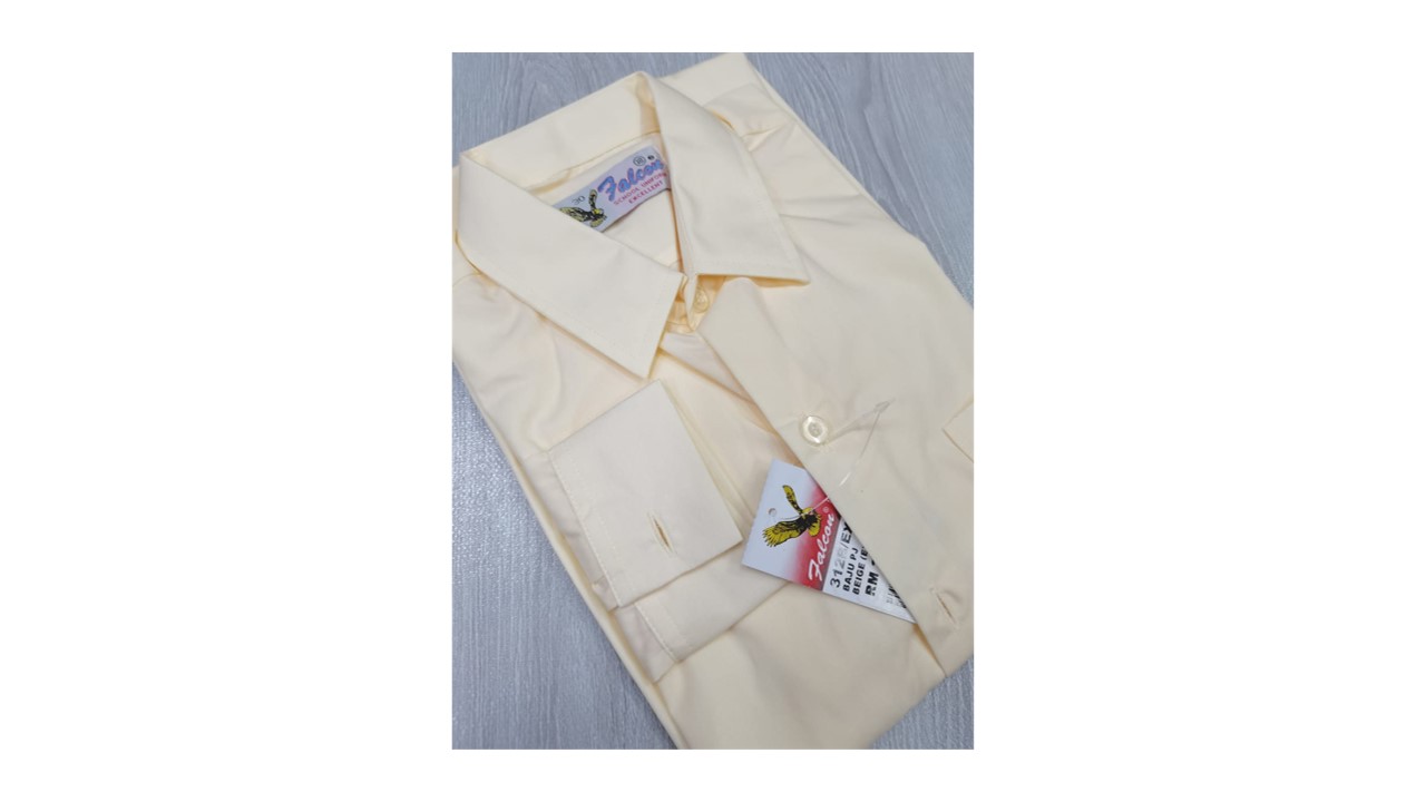 Baju Sekolah Menengah MRSM Beige Lengan Panjang (COTTON 312B/EX) JENAMA ...