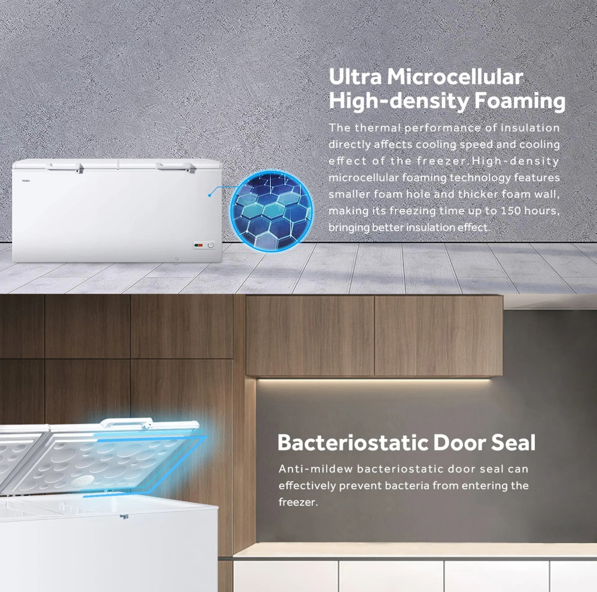 Haier 750L 6-in 1 Convertible Chest Freezer | BD-788HP (Fast Freeze ...