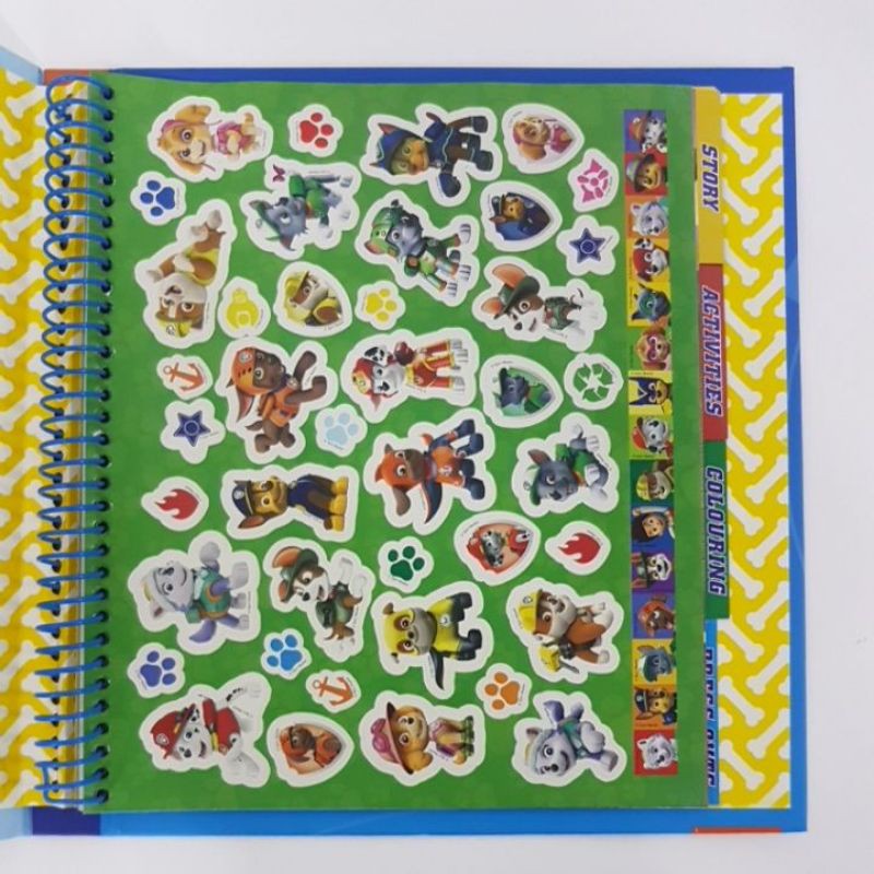 Paw Patrol Activity Folder Book For Kids with Story Colouring Activity ...