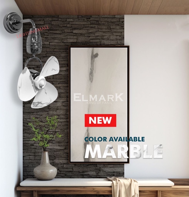 (NEW)Elmark CW20 16”inches DC Motor Remote Control Ceiling Fan/Kipas ...