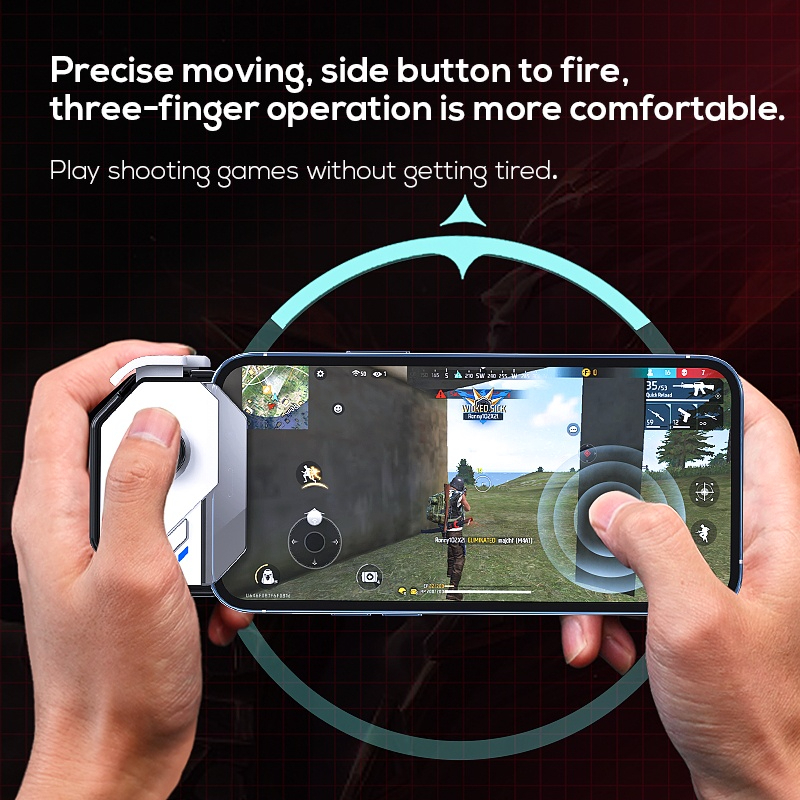 Magic MB02 Mobile Game Joystick HID MFI Model Gamepad for Android IOS Controller Handle TYPE-C ...