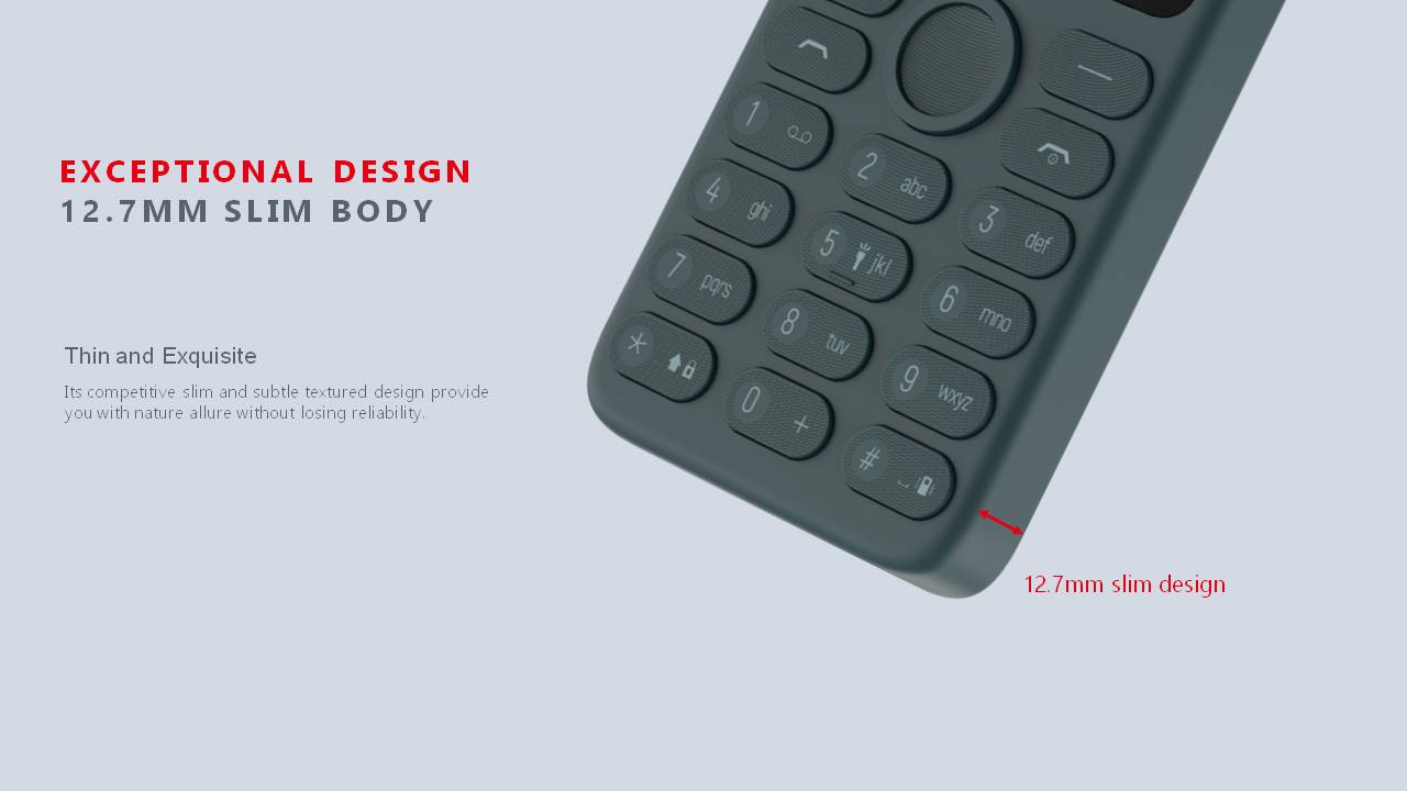 TCL 4021 2G Keypad Phone |1.8" Display | Bluetooth |Torchlight | Slim ...