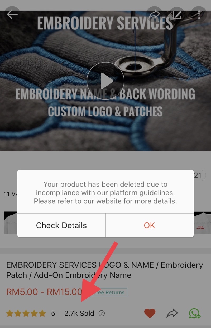 EMBROIDERY SERVICES / PERKHIDMATAN SULAMAN / EMBROIDERY LOGO / EMBROIDERY PATCH | Shopee Malaysia