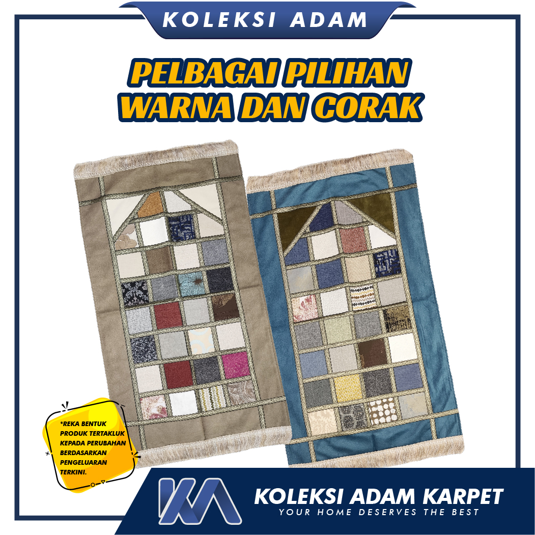 Sejadah Shiraz Crown (120cm x 65cm) (Warna Corak Random) Sejadah Turkey ...