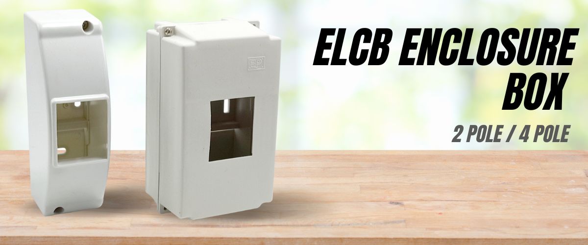[BOX ONLY] PVC Electric ELCB Enclosure Box ELCB Box 2 Pole / 4 Pole ...
