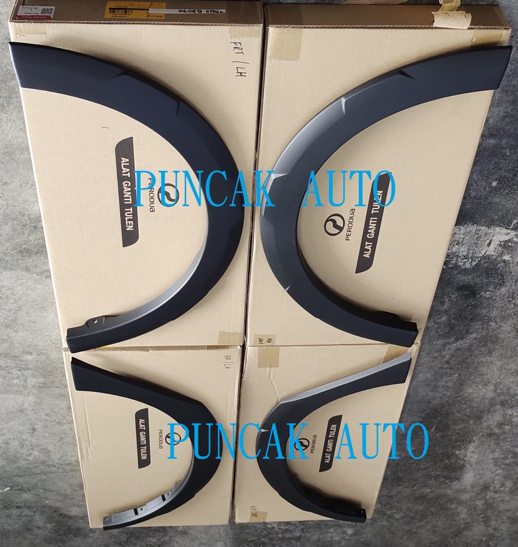 ORIGINAL PERODUA AXIA STYLE 2019 FENDER SKIRT/ARCH FRONT OR REAR(DEPAN ...