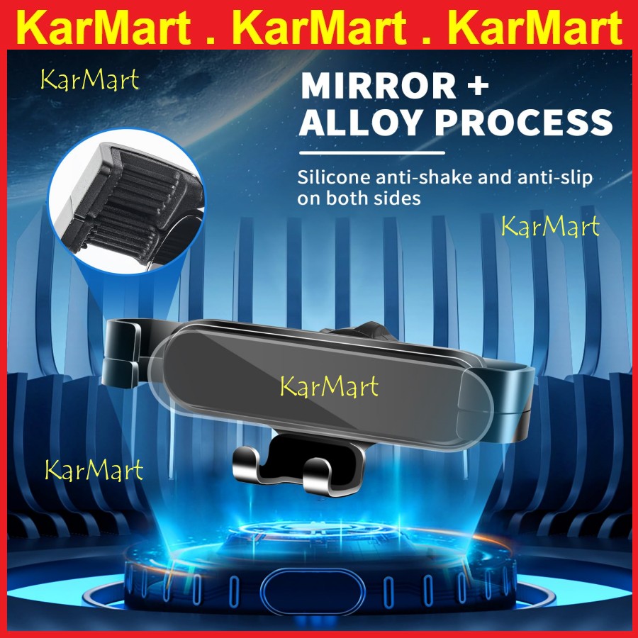 Perodua Ativa Phone Holder Mobile Gravity Air Vent Car Mount Phone ...