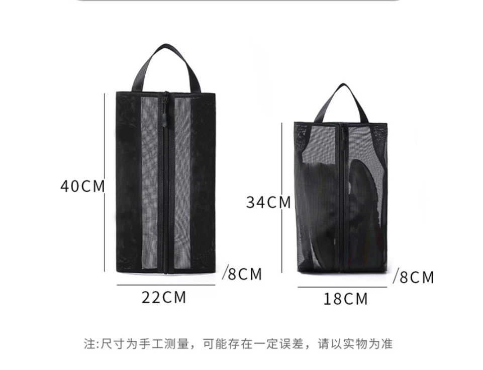 ️ Shoe Bag Beg kasut sukan breathable mesh light convenient bola travel ...