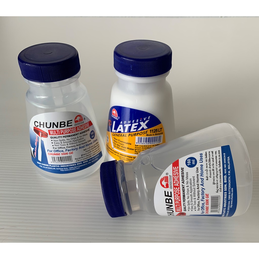 Chunbe 160ml Multi-Purpose Glue / Adhensive Latex Glue Latex White Gam ...
