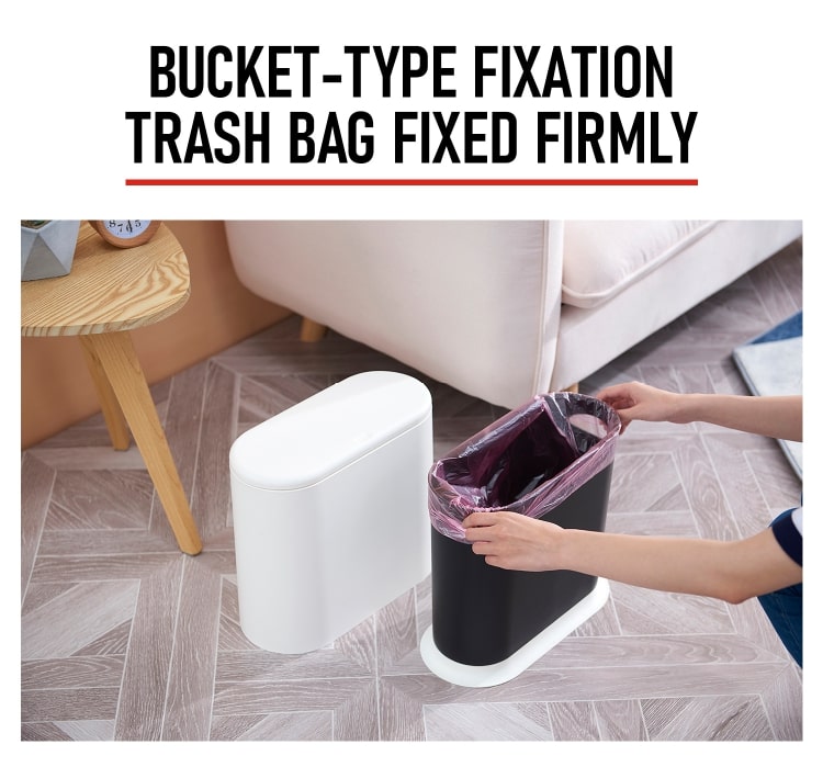 CCKO Click-open Narrow Side Bin 9L (4 colours) Minimalist Style ...