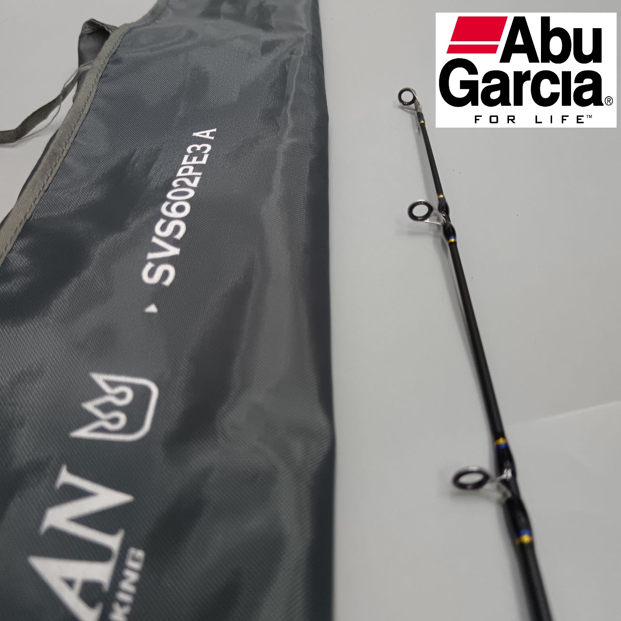 Abu Garcia SUVERAN 6 KAKI Butt Joint PE3 Monster Series Fuji Guides ...