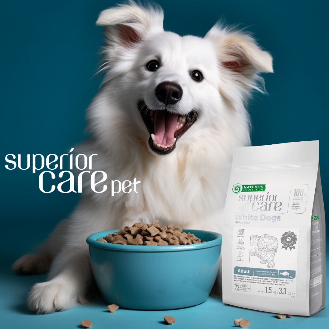 Nature’s Protection 1.5kg Superior Care Dry Dog Food (White Dog/ Small ...