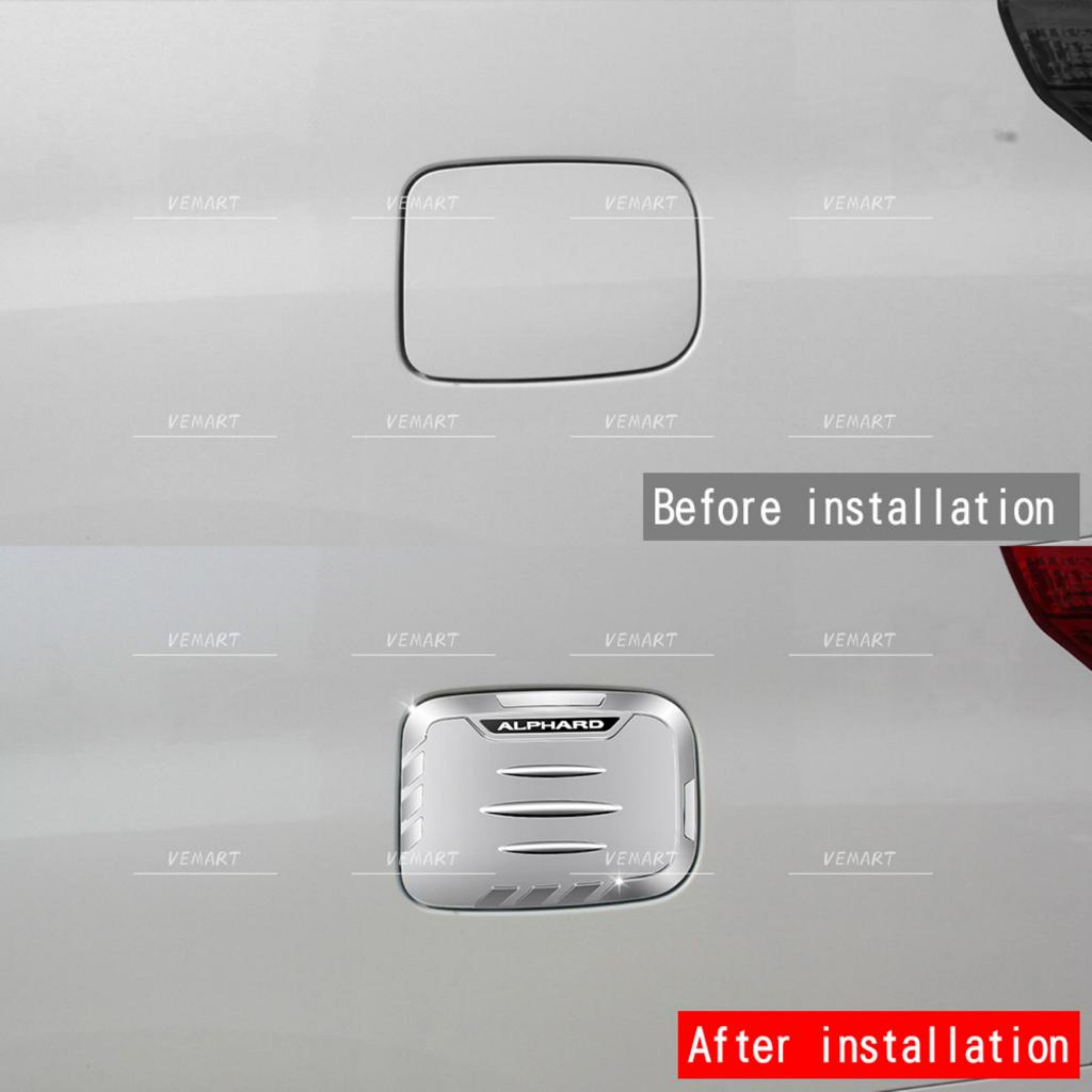 dac toyota alphard vellfire anh20 2008-2014 car fuel cap trim garnish ...