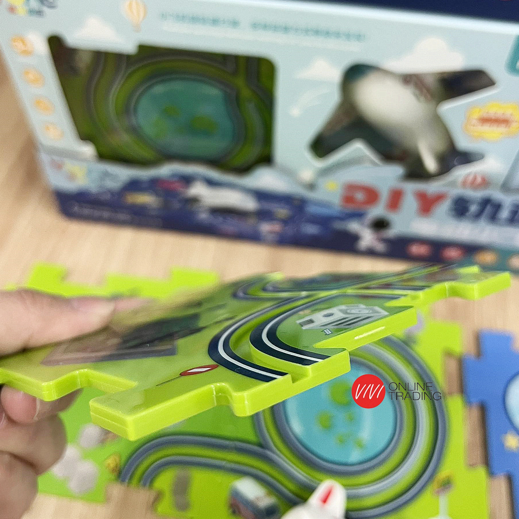Puzzle Track Toys Vehicle Playset Fun Toys Montessori Toys For Kids ...
