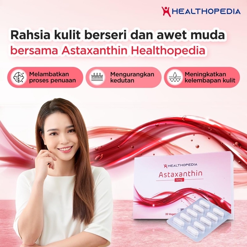 Healthopedia Astaxanthin Anti Aging Carotenoid Supplement Most Powerful Antioxidant 虾 (1 Box x ...
