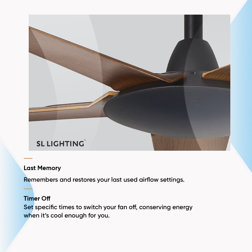 【DC MOTOR】Alpha COSA EX9 DC MOTOR 5 Blades 12 Speed With Remote Control ...