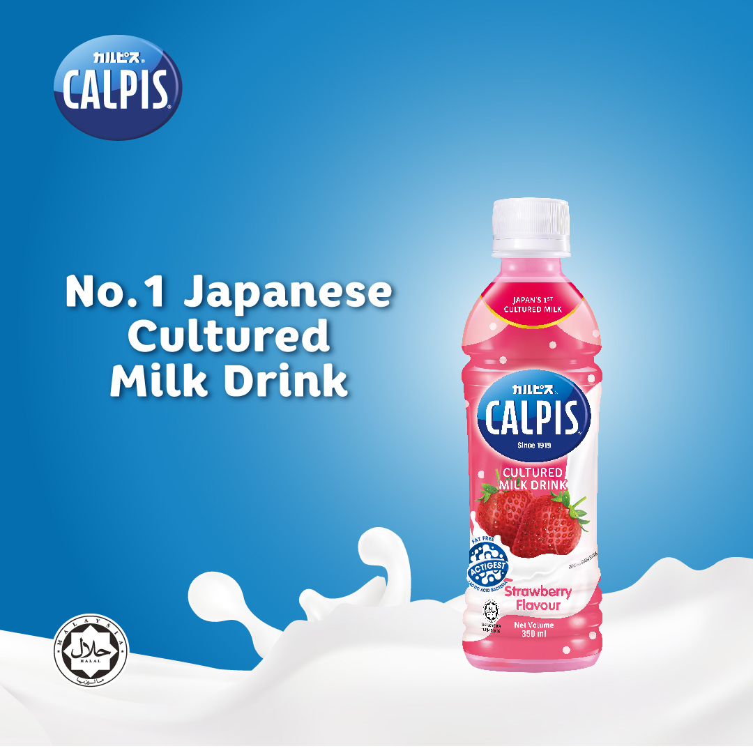 Calpis Cultured Milk - Grape/Mango/Original/Strawberry (350ml x 24 ...