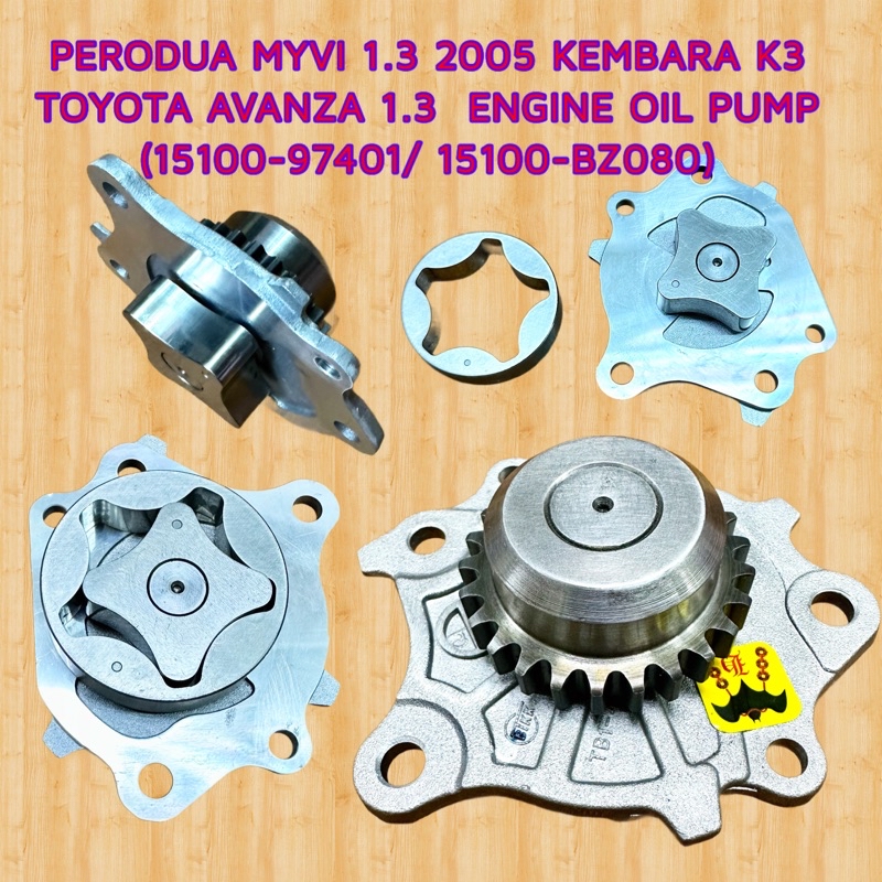PERODUA MYVI 1.3 2005 KEMBARA K3 TOYOTA AVANZA 1.3 ENGINE OIL PUMP ...