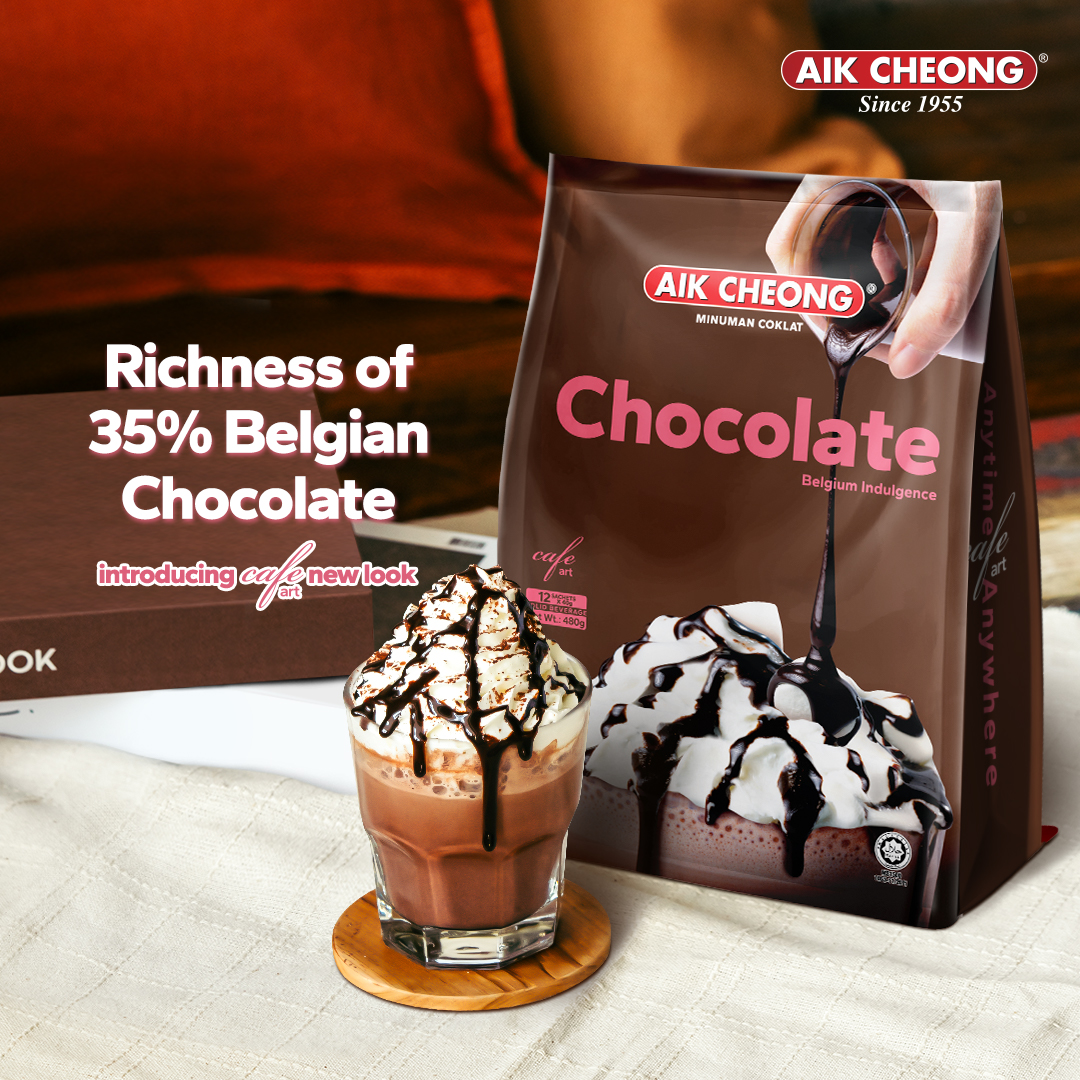 Aik Cheong Chocolate Cafe Art Series- (Chocolate /Cappuccino/ Matcha ...