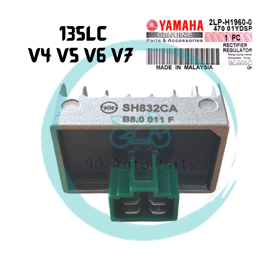 RECTIFIER ORIGINAL REGULATOR ORIGINAL YAMAHA MOTOR LC135 V4 V5 V6 V7 ...