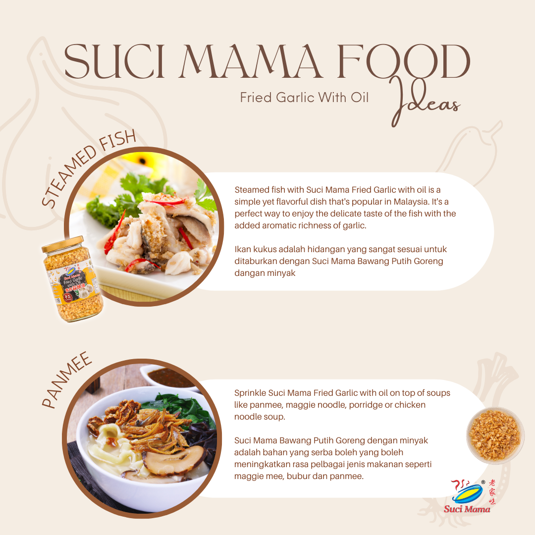 【HALAL】Suci Mama Fried Garlic in Oil | Suci Mama Bawang Putih Goreng Dalam Minyak (205g & 310g ...