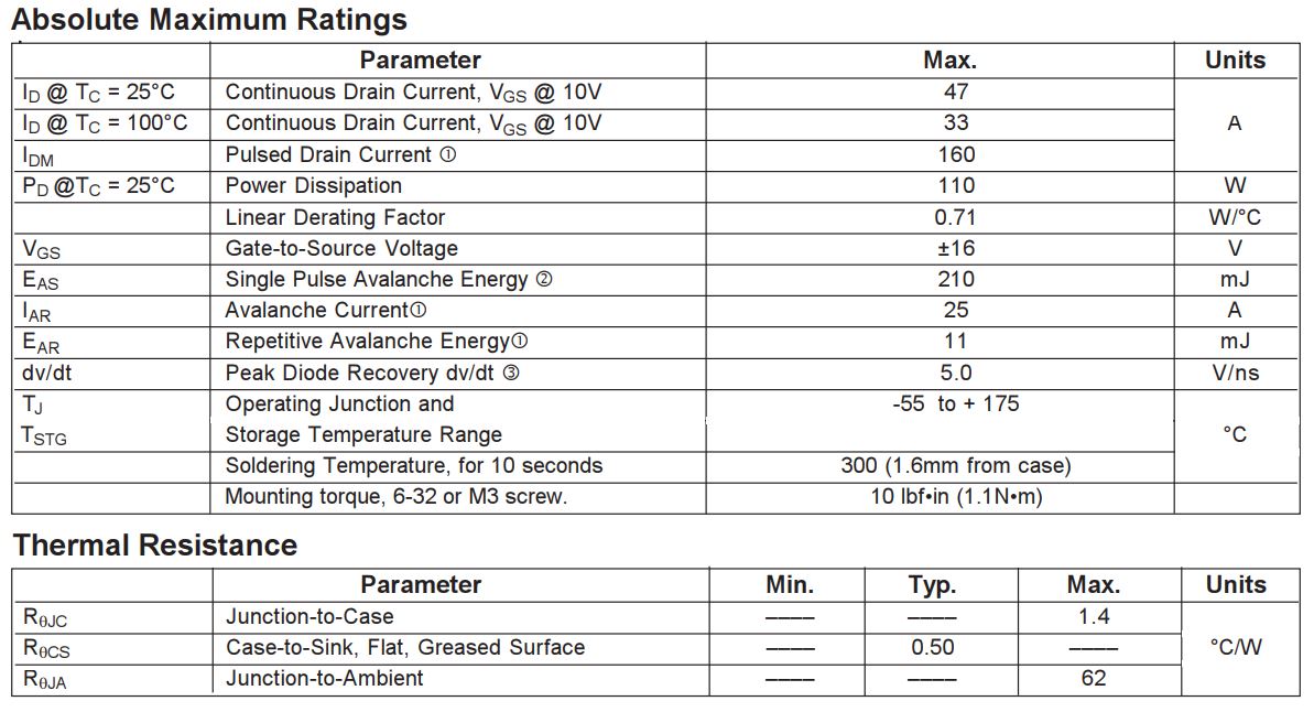 Original IRLZ44N IRLZ44 IRLZ44NPBF IRLZ44A N-Channel Logic Level MOSFET 55V 49A | Shopee Malaysia
